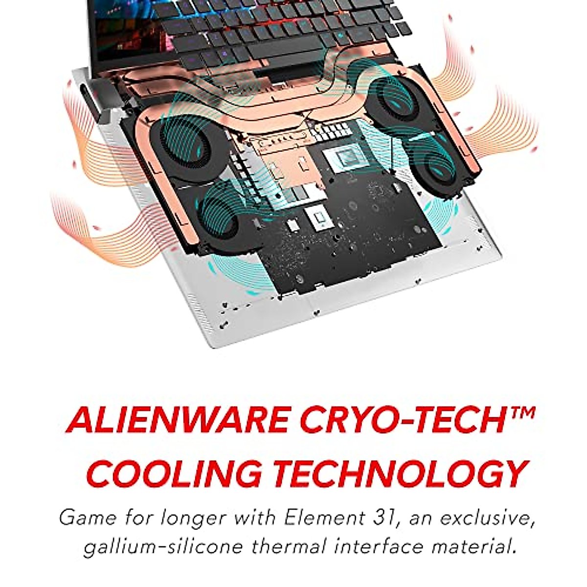 Alienware X17 R2 VR Ready Gaming Laptop - 17.3-inch FHD 360Hz 1ms Display, Core i7-12700H, 16GB RAM, 1TB SSD, NVIDIA GeForce RTX 3070Ti 8GB GDDR6, Bluetooth, Wi-Fi 6, USB-C, Windows 11 Home - White