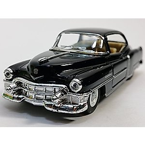 Kinsmart 1953 Cadillac Series 62 Black 2 Door Coupe 1/43 O Scale Diecast Car