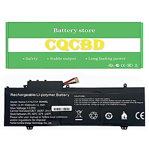 CQCBD 5376275P Battery for Gateway GWTN141-10BK GWTN141-4 GWTN156-5BL Gwtn141-4bl GWTN141-2BL GWTN141-4bk GWTN141-5BK GWTN141-5BL UTL-509068-3S NV-509067-3S (11.4V 4500mAh/51.3Wh