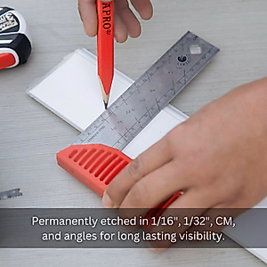 Kapro Set Legend Try with Mitre Square with Stainless Steel Blade & Handy Pocket Level - 4"