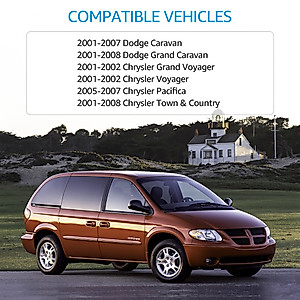 973-022 HVAC Fan Blower Motor Resistor Replacement for Chrysler Grand Voyager, Pacifica, Town & Country, Voyager, Dodge Caravan, Grand Caravan 2001-2008 Replaces 68029175AA,4885583AB, 4885583AA