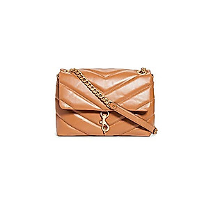 Rebecca Minkoff Women's Edie Maxi Shoulder Bag, Caramello, Brown, Tan, One Size