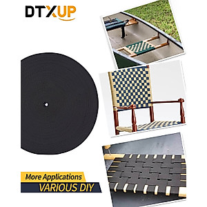 Nylon Webbing 1.5 Inch Strap, Polypropylene flat Webbing for Repairing, Replacement Canvas Strap for backpack straps, Heavy Duty Climbing Webbing 1.5 Inch Wide 10 Yard for sewing bag making lawn chair