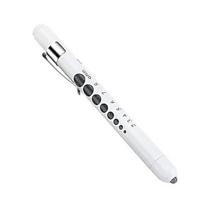 Essential Nurse Penlight - LED Flashlight for Medical Professionals - Must-Have Tool for Nurses, Students, and Doctors (Silvery)