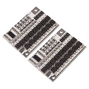 ACEIRMC 2pcs 5S 21V 100A BMS Li-ion LMO Ternary Lithium Battery Protection Circuit Board Li-Polymer Balance Charging Module (5S 21V)