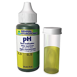General Hydroponics pH Test Indicator, 1-Ounce
