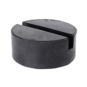 FSFY Auto 75mm Slotted Frame Rail Rubber Hydraulic Floor Jack pad Standard Jack Pad Black