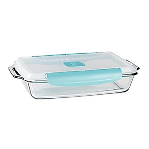 Anchor Hocking 3 Quart Bake Dish with TrueLock Locking Lid Bakeware