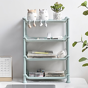 3 Tier Standing Shower Caddy Organizer Corner, Bathroom Shower Organizer Stand,Heavy Plastic Shower Shelf Caddy Corner for Shampoo, Shower Rack Stands for Inside Bathroom, Bathtub (White, 3 Tier)