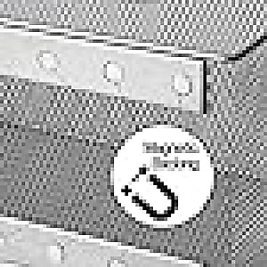 YBM HOME Mesh Magnetic Storage Basket Organizer with Extra Strong Magnets Holds Your Whiteboard and Locker Accessories, Perfect as Marker and Pencil Holder for Office, (1, Large) White