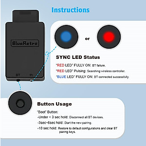 BITFUNX RetroScaler SEGA Saturn Wireless Controller Adapter - Supports SEGA Saturn Game Console, Compatible with PS3/PS4/PS5, Xbox One S, Series X/S, Switch Pro Bluetooth Controllers
