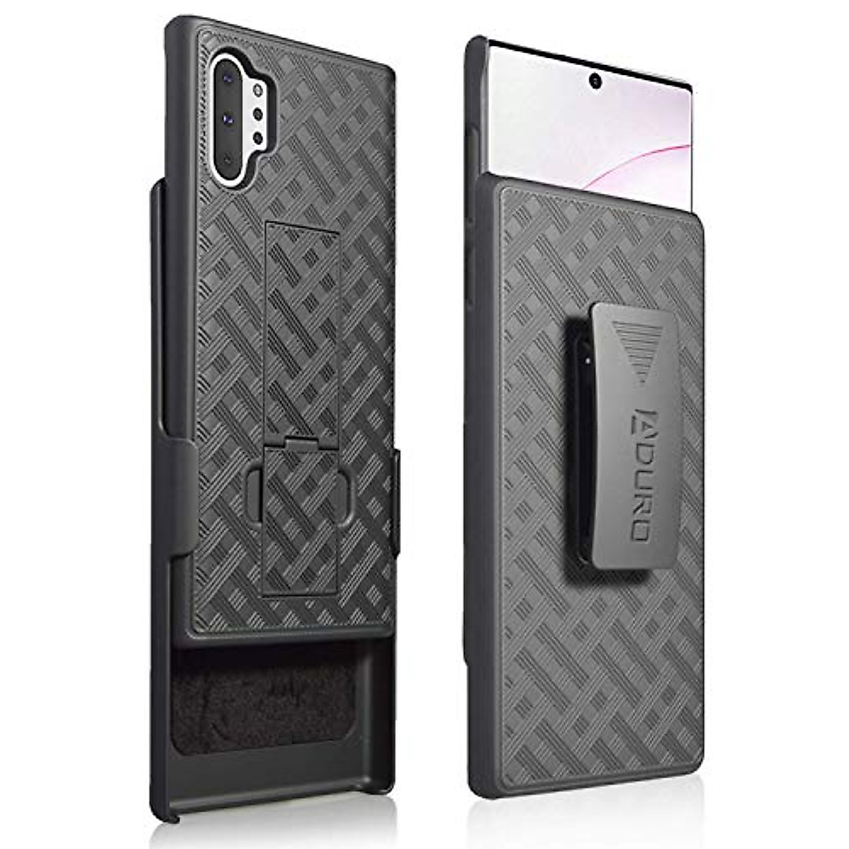 Aduro Cell Phone Holsters for Samsung Galaxy Note 10 Plus Case Protector Includes Belt-Clip & Built-in Kickstand