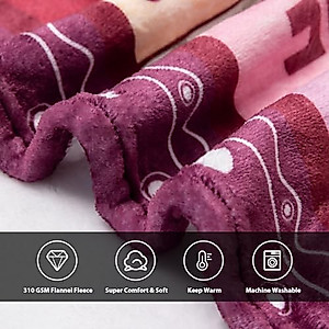 DecorSIXT Daughter Blanket from Mom Gifts for Daughter from Dad - to My Daughter 60" X 80" Bed Blanket - Christmas Birthday Present for Teen Daughter from Mom