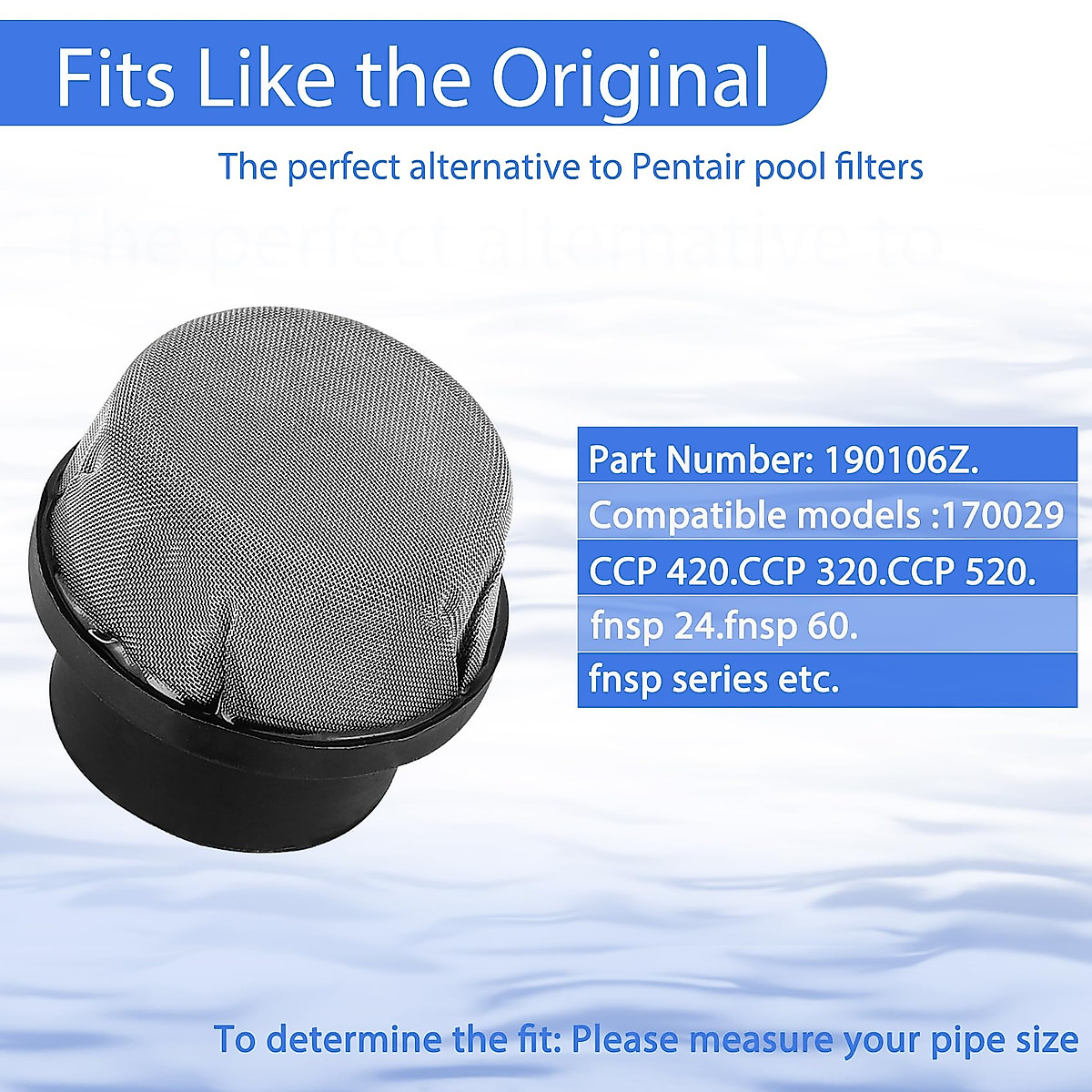 190106Z Screen Cap Air Bleeder Screen Replacement for Pentair, EasyClean D.E. and Quad D.E Filters.190106z Screen Cap,Screen Cap 190106z,190106z Pentair (1 Pcs)