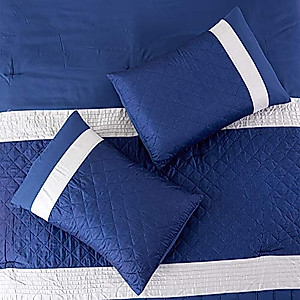 Modern Threads 9-Piece Landon Embellished Comforter Set Queen