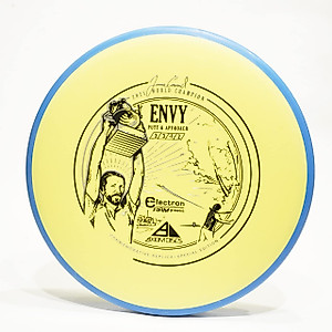 Axiom Envy (Electron Firm) James Conrad Special Edition Putter & Approach Golf Disc, Pick Weight/Color [Stamp & Exact Color May Vary] Yellow 173-174 Grams