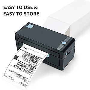 L LIKED 1000 Labels Fanfold 4" x 6" Direct Thermal Labels, with Perforated line for Thermal Printers - Compatible with Zebra & Rollo Printer (4" x 6" - 1000 Labels)