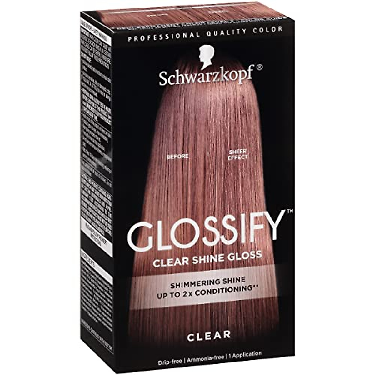 Schwarzkopf Glossify Customizable Color Gloss, Clear