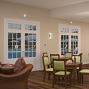 Lithonia Lighting ERE GY SGL WP M12 LED One Single Head Emergency Light, Gray