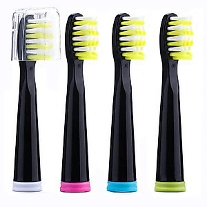 GSParts 4pcs Hard Electric Toothbrush Replacement Heads for Fairywill FW-507/508/659/917
