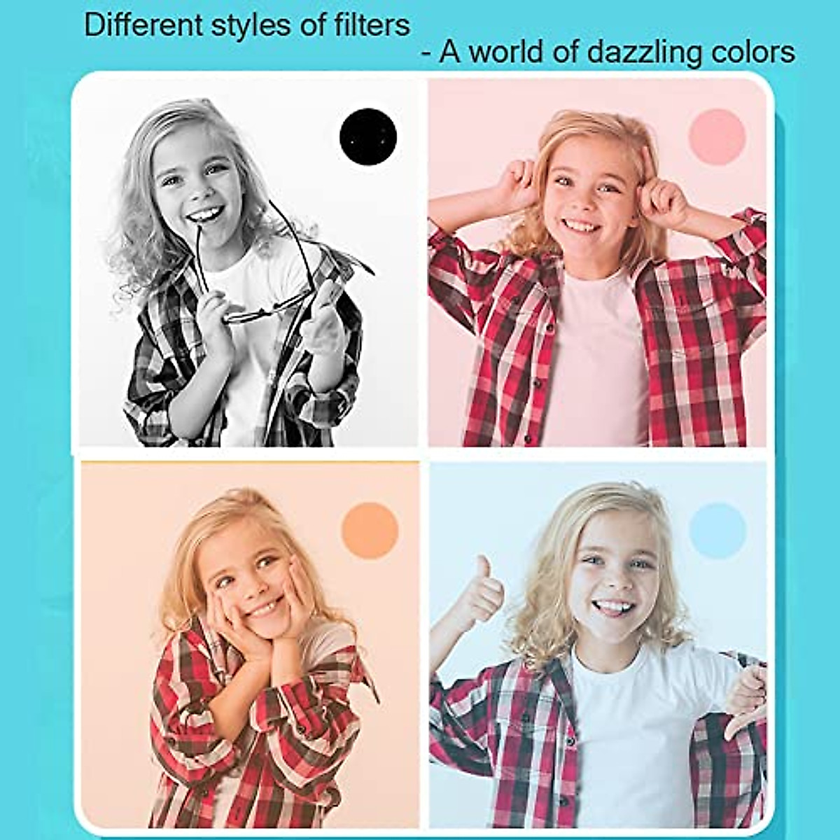 CUIFATI Kids Camera, 2.0inch 20MP Kid Digital Video Selfie Cameras for Kids,Children's Digital Camera with 32GB SD Card, Best Birthday Gifts for Boys, Girls Age 3 to 12(Panda)