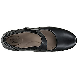 Clarks Women's Emslie Lulin Dress Pump, Black, 10 M US