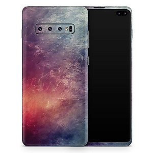 DesignSkinz Abstract Fire & Ice V19 Protective Vinyl Decal Wrap Skin Cover Compatible with The Samsung Galaxy S20 (Screen Trim & Back Glass Skin)