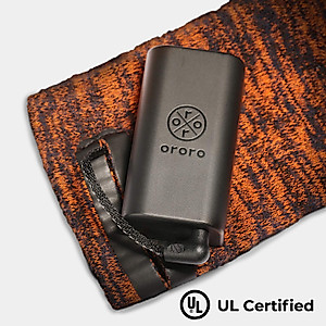 ORORO 3250mAh Rechargeable Battery for Heated Socks, 3.63V Lithium Ion Batteries, Pack of 2