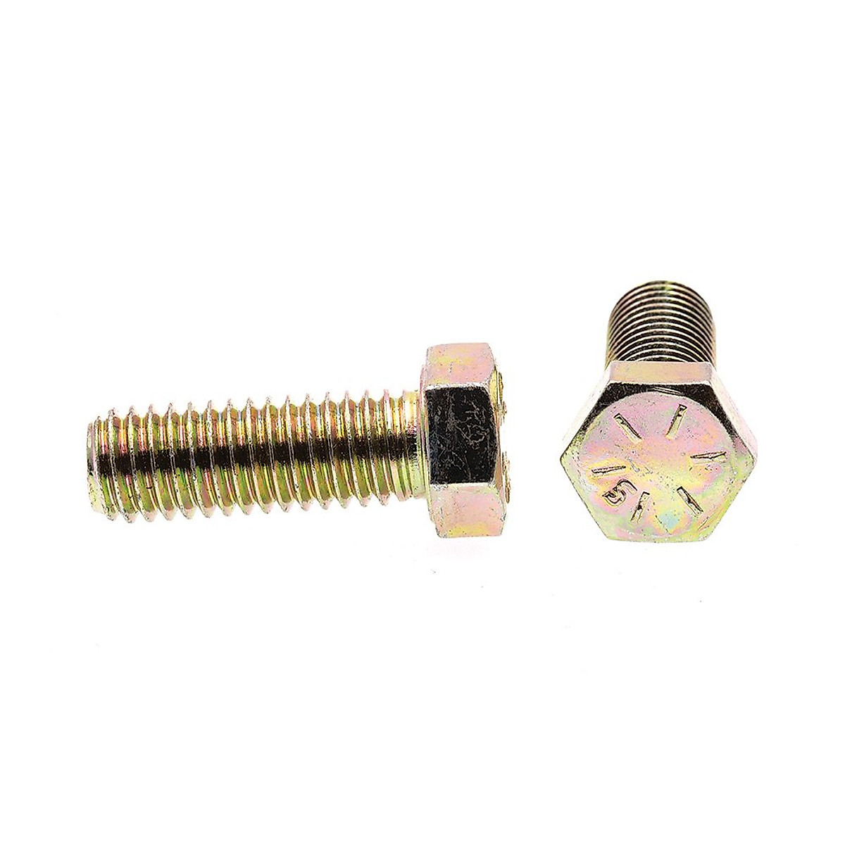 Prime-Line 9105504 Hex Head Cap Screws, Grade 8, 7/16 In.-14 X 1-1/4 In., Grade 8 (10 Pack)