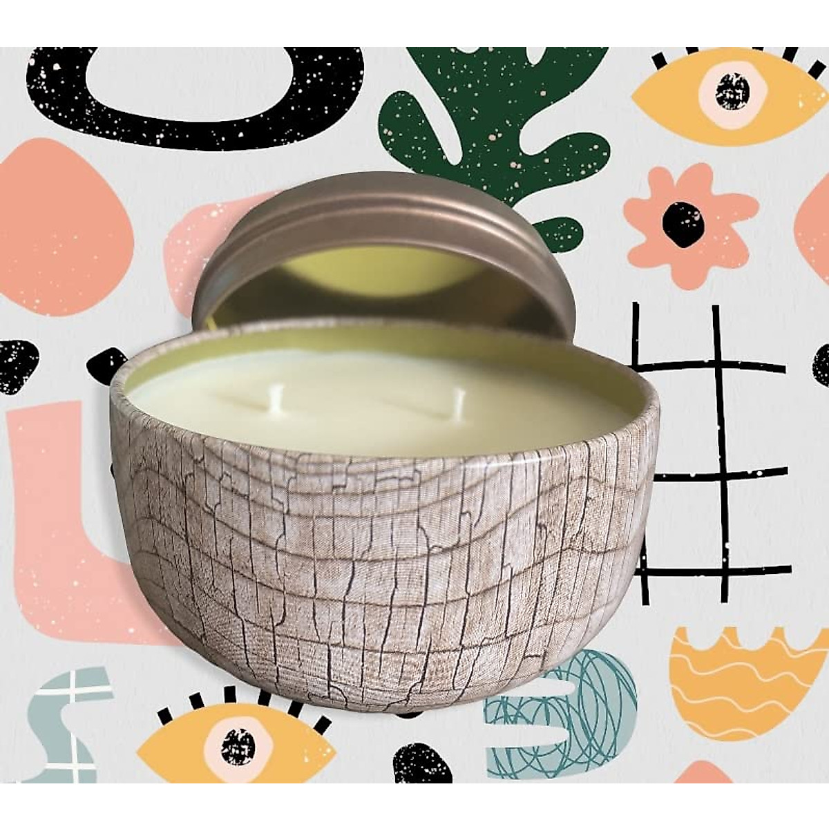 My Sweetheart Fruits and Sugared Citrus Scented Soy Wax Candle for Home Vul-Caa-Nu | 8oz 2 Wicks Recyclable Tins | Non Toxic Aromatherapy