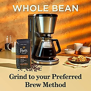 Peet's Coffee, Medium Roast Whole Bean Coffee - Big Bang 63 Ounces (6 Bags of 10.5 Ounces)
