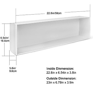 5X4 Version Display Case Compatible with Fnko Pop Boxes, Stackable 4 Single Row, with Transparent Cover to Protect Your Collection Against Dust (Holds 20 Pops)