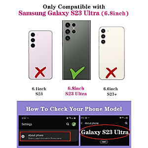 Goocrux (2in1 for Samsung Galaxy S23 Ultra Case Flamingo for Women Girls Cute Girly Phone Cover Flamingos Design with Slide Camera Cover+Ring Holder Unique Aesthetic Cases for S23 Ultra 5G 6.8''