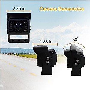 HD Backup Camera VC4 for Truck,RV HD Car Backup Camera with Universal 4 PIN Connector for HD(720P 1080P) Car Rear View System’s Extension or Replacement for VECLESUS VMS VMST VMQD