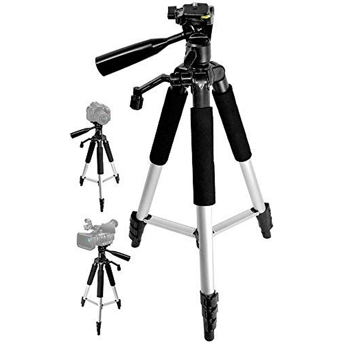 Canon EOS 4000D/Rebel T100 DSLR Camera with 18-55mm III Lens and Accessory Bundle – Includes SanDisk Ultra 64GB SDXC Memory Card & Digital Slave Flash & 3PC Multi-Coated Filter Set & More (Renewed)