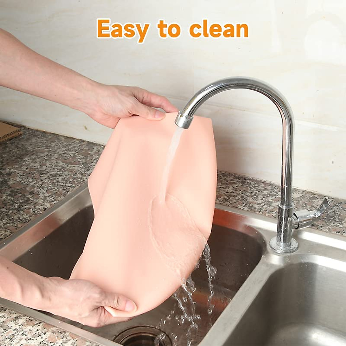 Melon Melo Reusable Crock pot Liner - Food Grade Silicone Slow Cooker Liner for 6-8 Quarts Leakproof Dishwasher Safe Cooker Bags Liners for Oval or Round 6 7 8QT