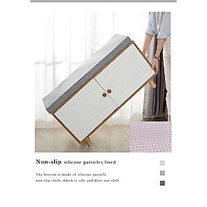 GOLDWAYE Custom Bench Cushion Indoor Piping Window Seat Cushion for Indoor Furniture High Density Foam Cushion for Storage Bench Kitchen Chair Cushions Foam Pads Couch Cushions