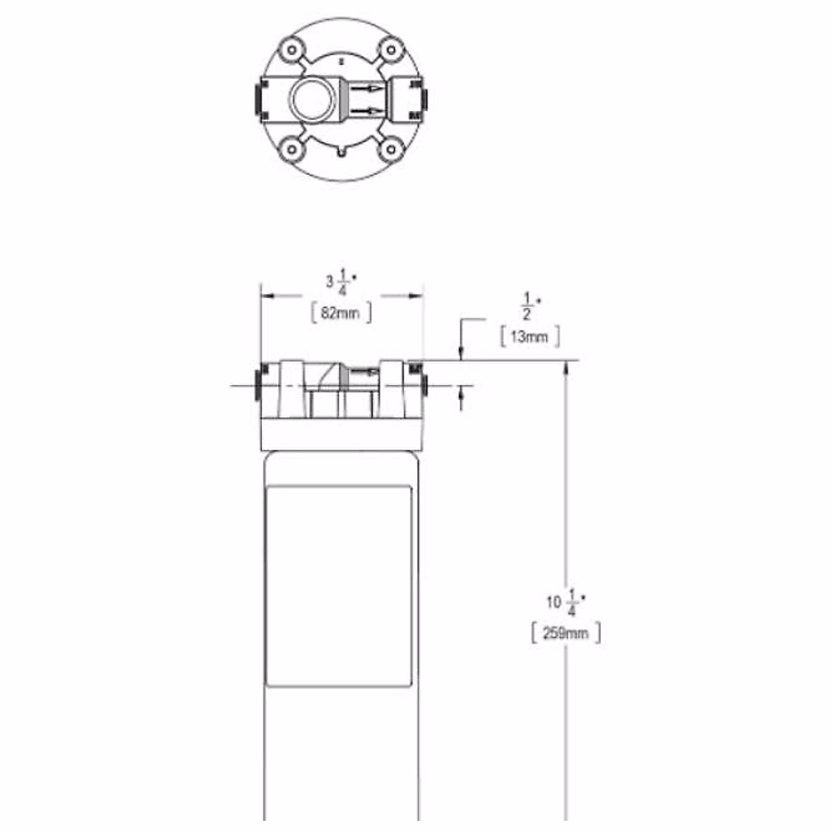 Elkay 51300C WaterSentry Plus Replacement Filter (Bottle Fillers) , White