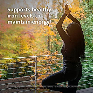 Floradix, Iron & Herbs Vegetarian Liquid Supplement, Energy Support for Women and Men, Easily Absorbed, Non-GMO, Vegetarian, Kosher, Lactose-Free, Unflavored, 8.5