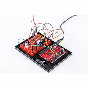 SparkFun RedBoard - Compatible with Arduino Breadboard-able Development Board w/ R3 Footprint Microcontroller Serves as Physical Computing Learning Platform Connect to Computer with USB Mini-B