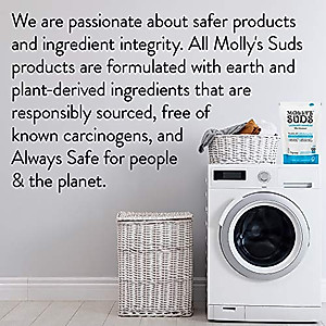 Molly's Suds Original Laundry Detergent Powder | Natural Laundry Detergent Powder for Sensitive Skin | Earth-Derived Ingredients, Stain Fighting | 70 Loads (Peppermint)