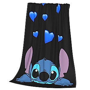 Ultra-Soft Throw Blanket Sofa Comfort Flannel Blanket Comfortable Warm, Air-Conditioning, Four Season Blanket 50"X40"