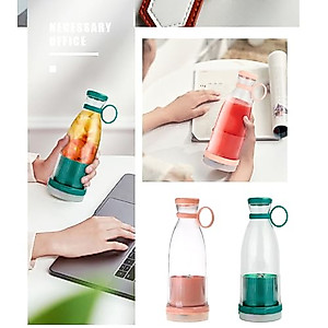 Portable Blender Mini Fruit Juicer Mixer Travel Blender Bottles Small Juice Extractor For Traveling Gym Office Small Electric Blender Juice Extractor