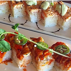 Happy Sales HSCOMS-12 Bamboo Sushi Rice Mold & Paddle Set 1 pc + 1 pc