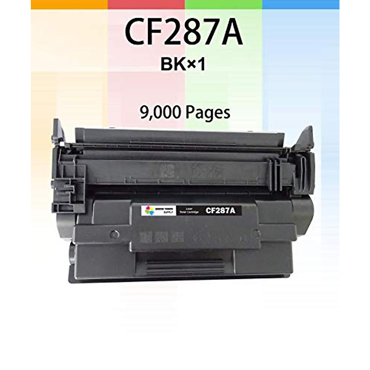 (Pack of 1) Compatible for HP 87A hp87A 287A CF287A Toner Cartridge (1-Black, HP287A) Replacement for Enterprise M506 M506dn M506x M506n M501dn M501n MFP M527dn M527z Printer, Sold by GTS