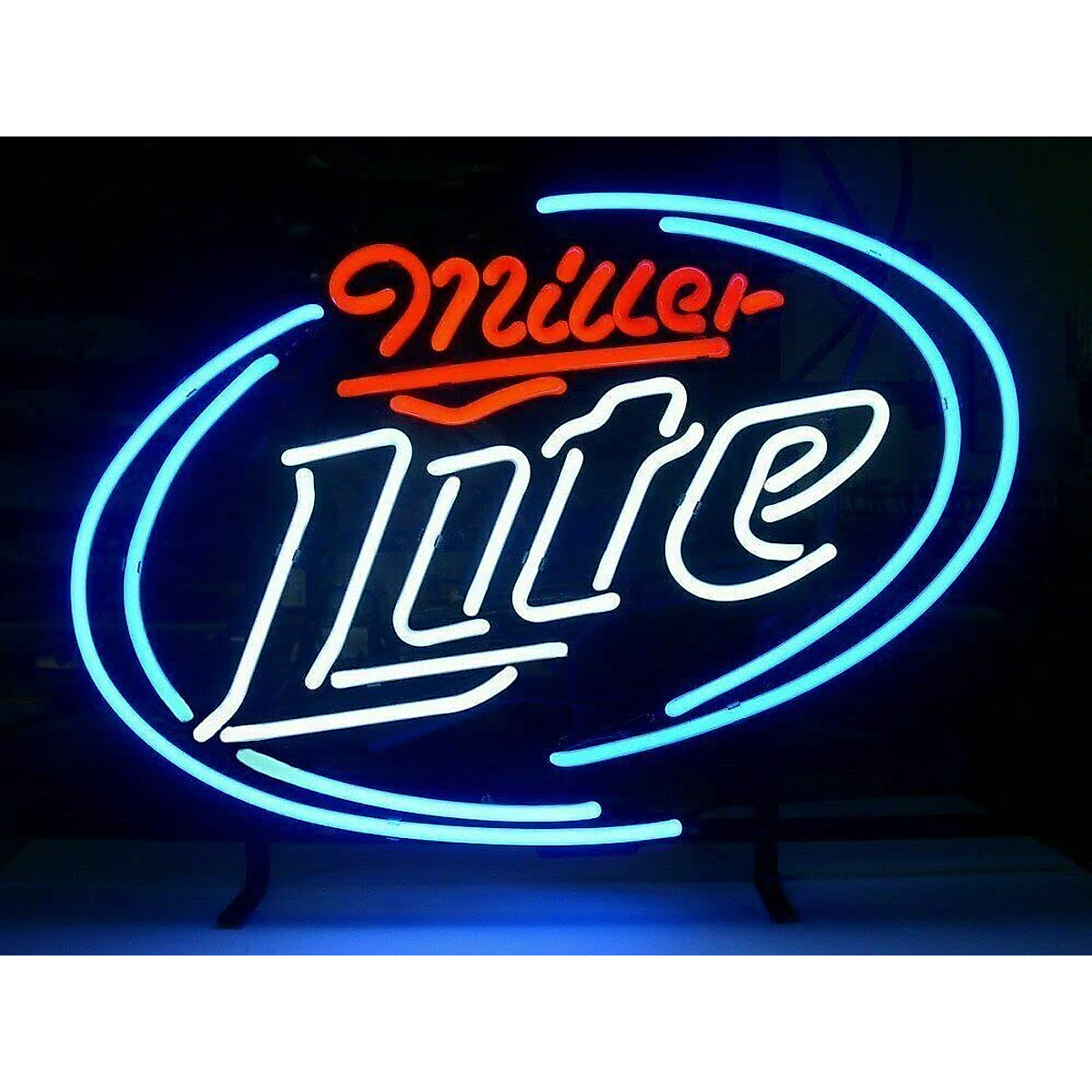 Queen Sense 17"x14" Millers Lite Neon Sign Light Man Cave Bar Pub Beer Gift Neon Lamp A117MLL