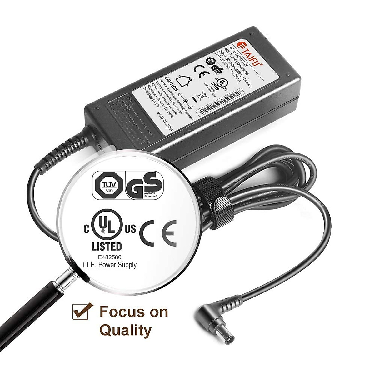 TAIFU 24V Charger for Samsung HW-B450 HW-B550 HW-B650 HW-C450 HW-S50B HW-Q600B HW-Q700B HW-Q60B HW-R450 HW-Q600A HW-F335 HW-F350 HW-F355 HW-F550 HW-F551 HW-FM35 Samsung SoundBar Power Supply Cord