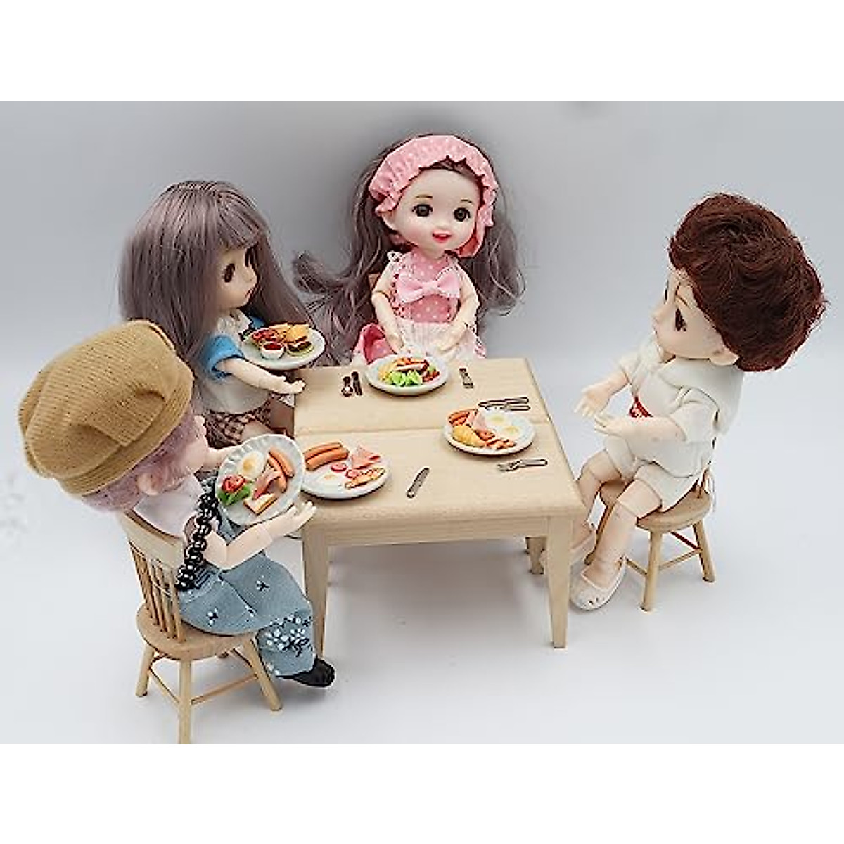 ThaiHonest Mixed 5 Assorted Breakfast Sausage Dollhouse Miniature Food,Collectibles