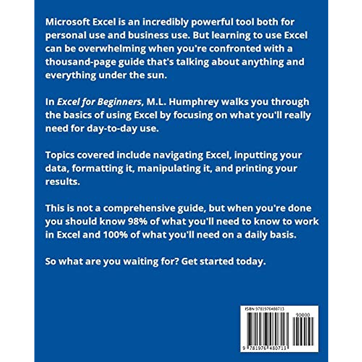 Excel for Beginners (Excel Essentials)