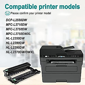 Drum Unit DR-730 Black : NUCALA Compatible DR730 Drum Unit Replacement for Brother MFC-L2710DW MFC-L2750DW MFC-L2750DWXL HL-L2350DW HL-L2370DW/DWXL Printer - 1 Pack